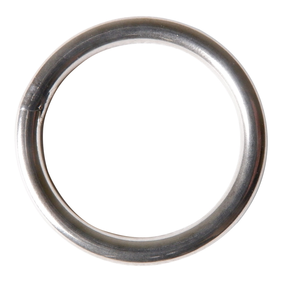 Rund ring Inox - Runde ringe - Laederiet.dk